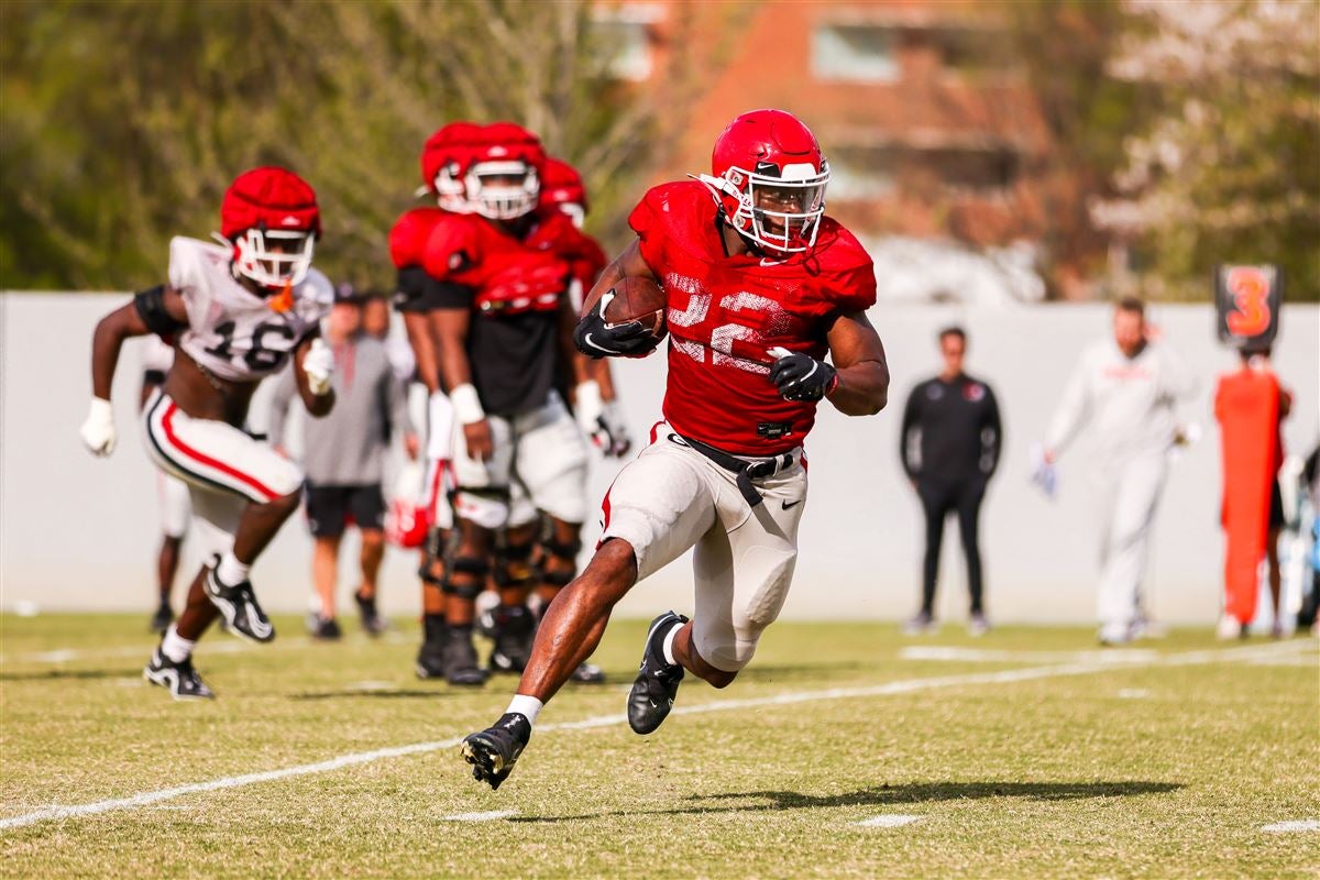 Georgia running back room coming along despite injuries