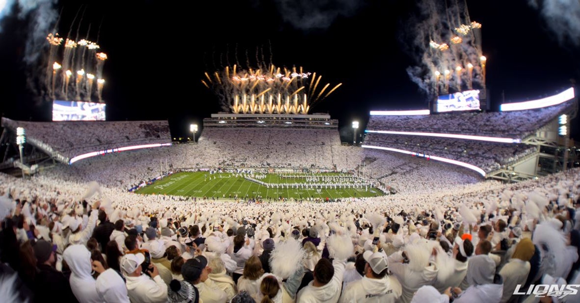 Penn State draws top-10 crowd at Beaver Stadium for White Out vs ...