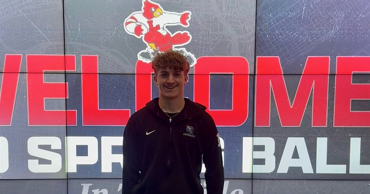 Indiana 2026 WR Mason Baughman enjoys Louisville visit, plans to return