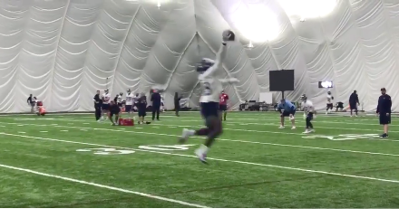 WATCH: A.J. Brown makes one-handed catch at rookie practice