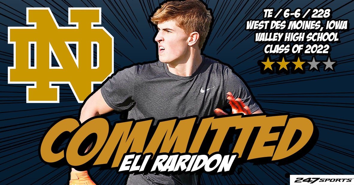 BREAKING: Tight End Eli Raridon Commits to Notre Dame