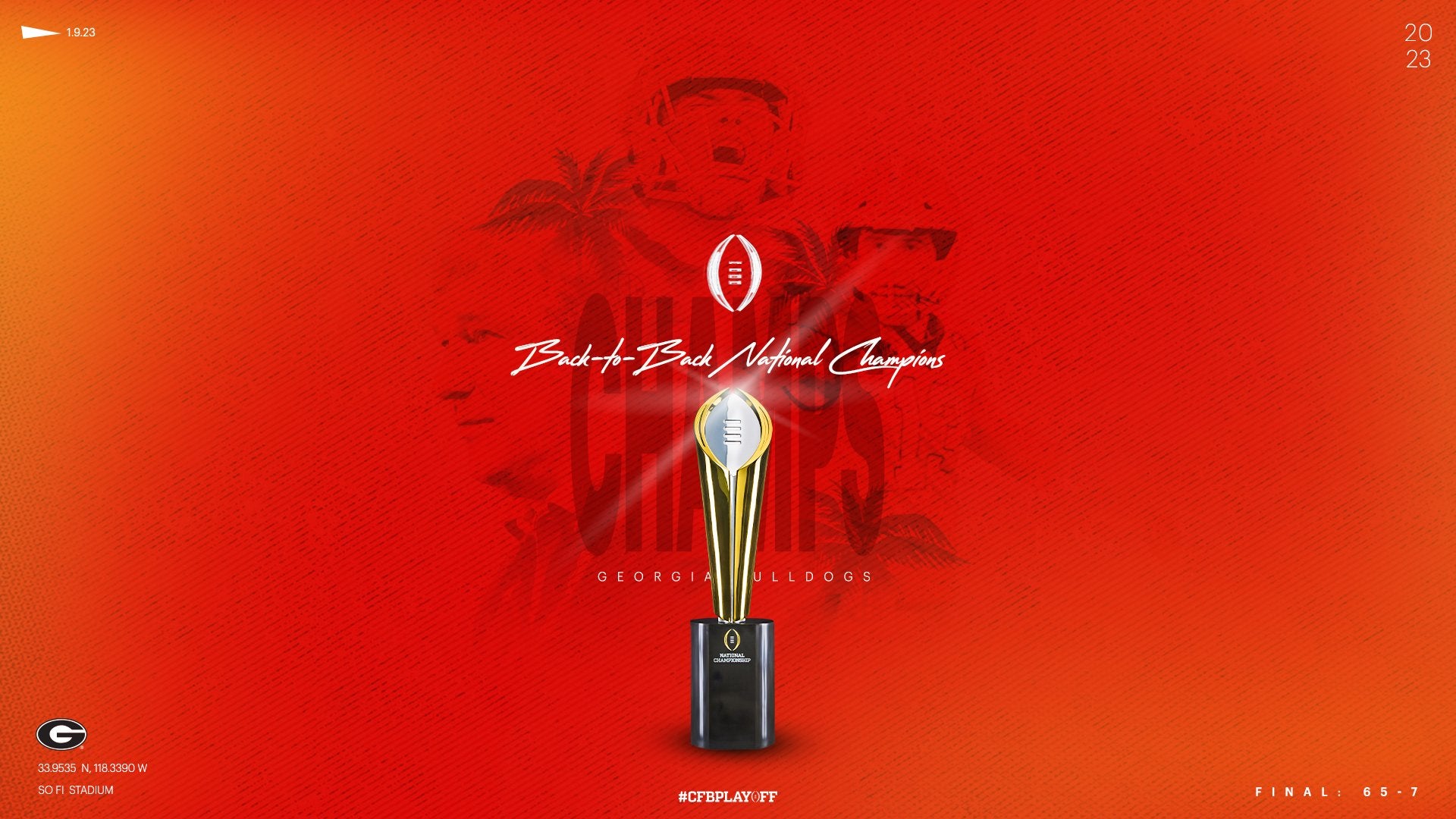 Need some new UGA Natty Zoom Backgrounds GITT