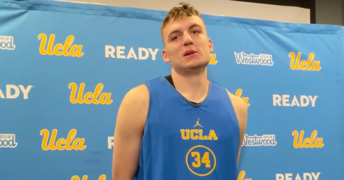 UCLA forward Tyler Bilodeau talks Big Ten Tournament, Skyy Clark's rise