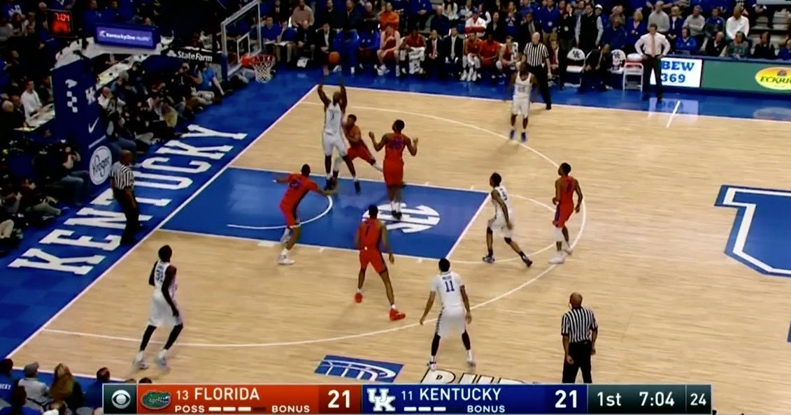 Bam Adabayo wrecks the rim on alley-oop