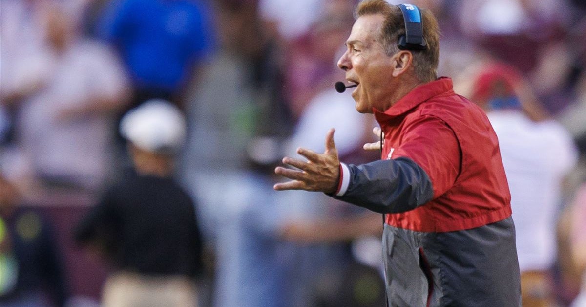 Nick Saban reacts to Alabama beating Texas A&M despite 'record game ...