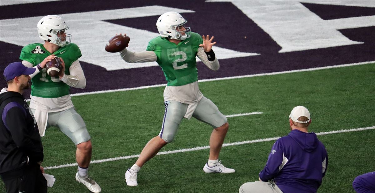Highlights and photos from Kansas State's Tuesday spring practice