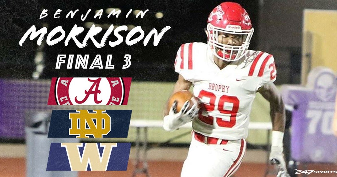 Four-Star CB Benjamin Morrison In-Depth on Three Finalists