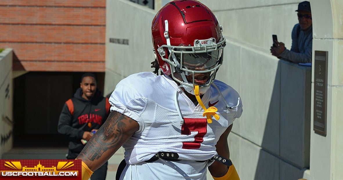 Calen Bullock proud of Christian Pierce's INT in spring game, defensive ...