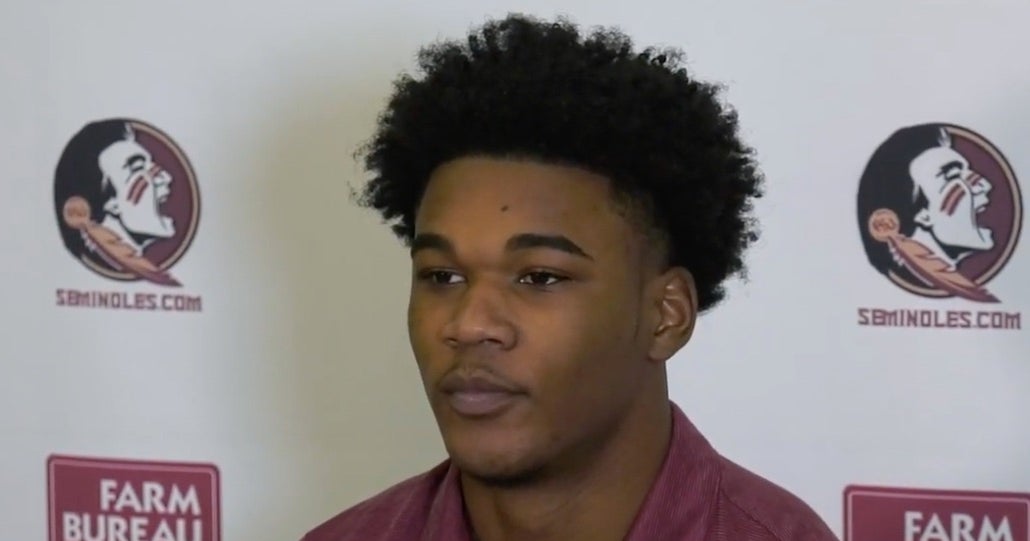 Everything freshman WR Joshua Burrell had to say about enrolling early