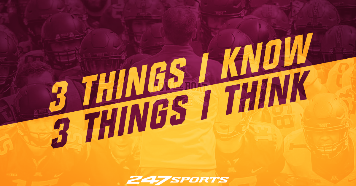 3 things I know, 3 things I think