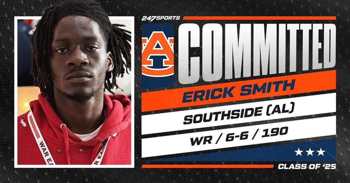 Auburn adds commitment from WR Erick Smith to the 2025 class