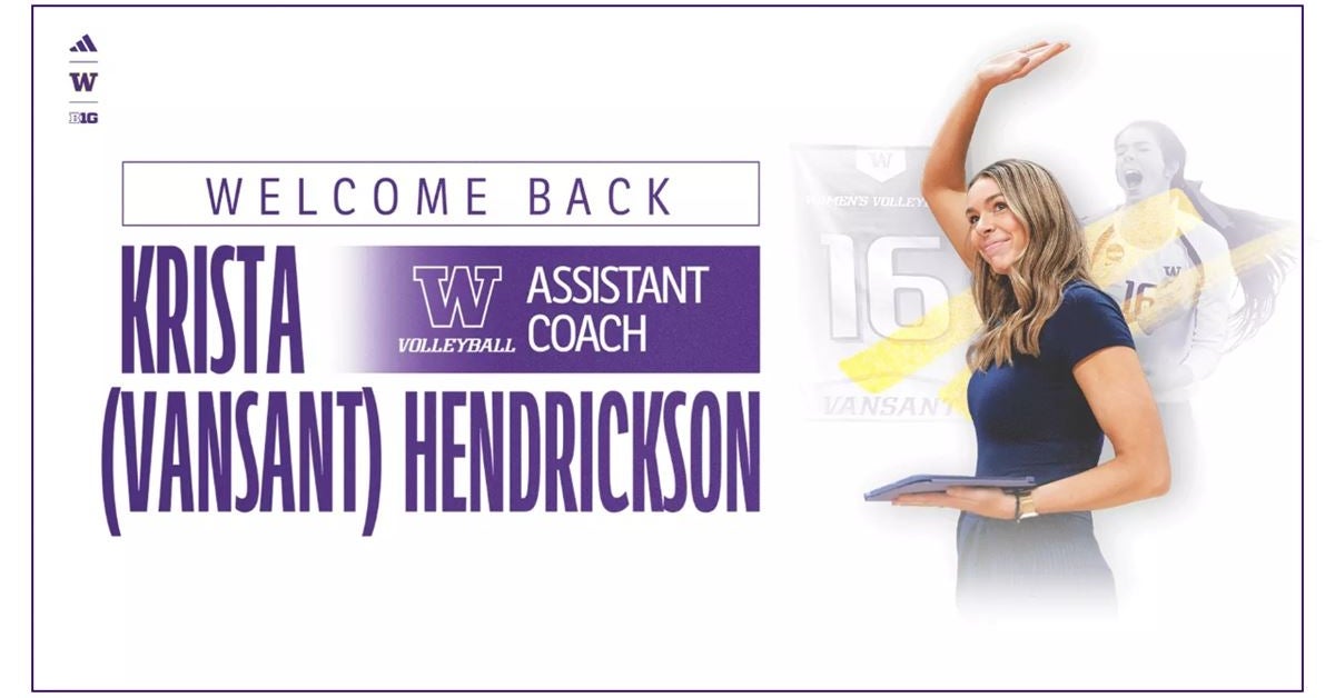 Hall Of Famer Krista (Vansant) Hendrickson Returns To UW