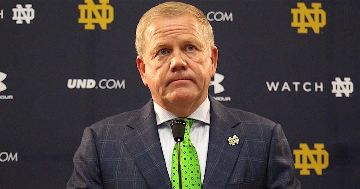 Brian Kelly responds to his like of tweet suggesting he fire DC