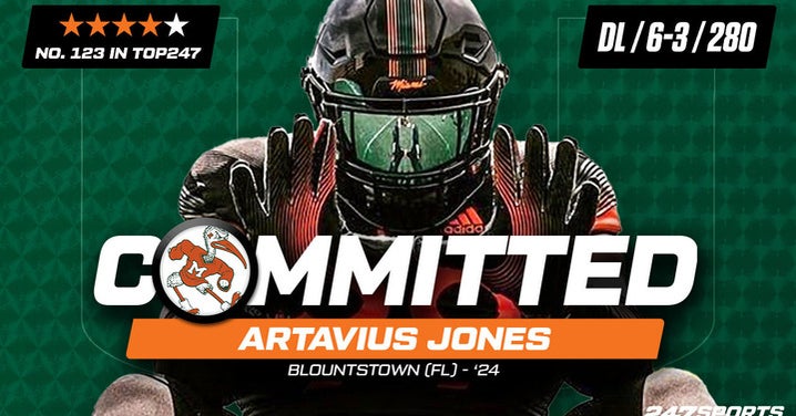 Top247 DL Artavius Jones commits to Miami