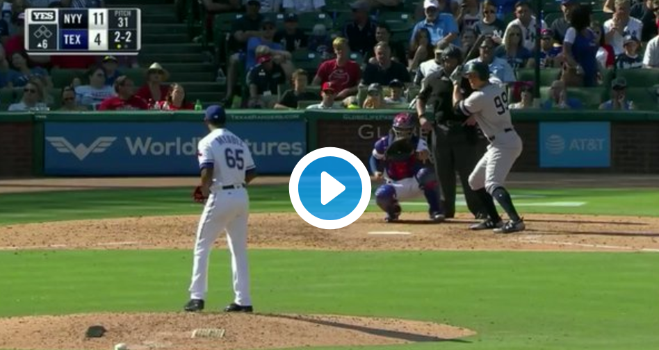 Watch: Aaron Judge joins elite company with 40th home run