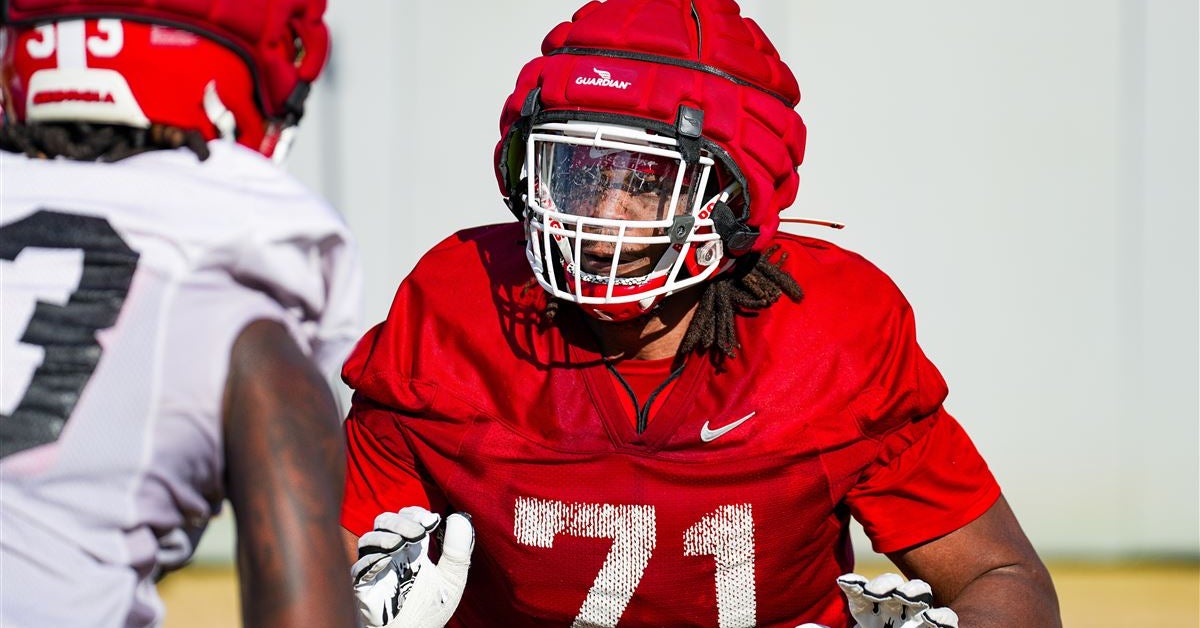 Georgia offensive lineman Earnest Greene eager to make most of spring