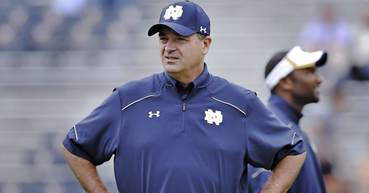Everything Notre Dame Football Coach Mike Denbrock Said Tuesday Before ...