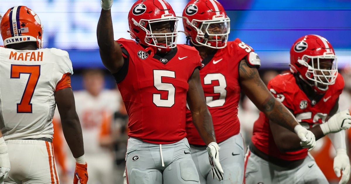 Georgia linebacker Raylen Wilson putting potential on display