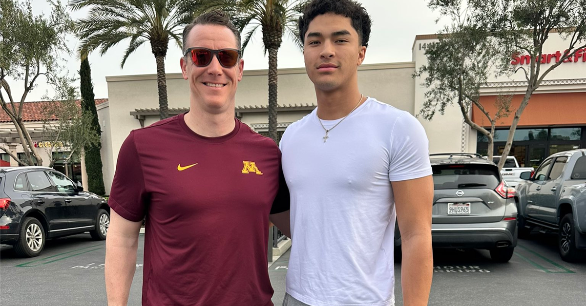 Minnesota quarterback commit Furian Inferrera is working his way back ...