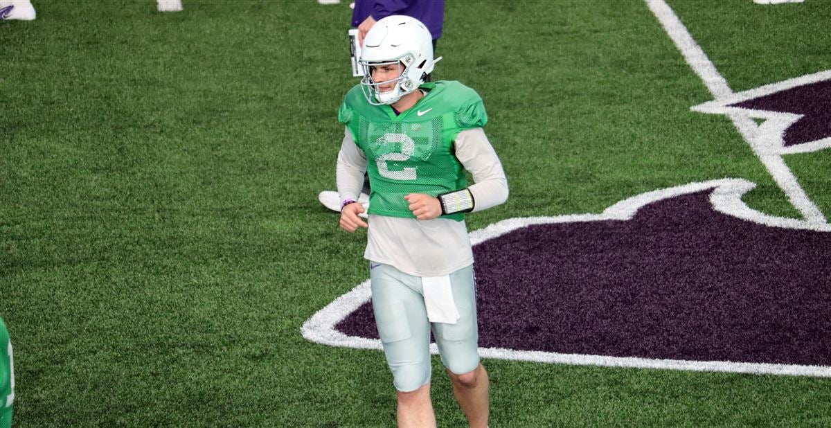 Highlights and photos from Kansas State's Tuesday spring practice