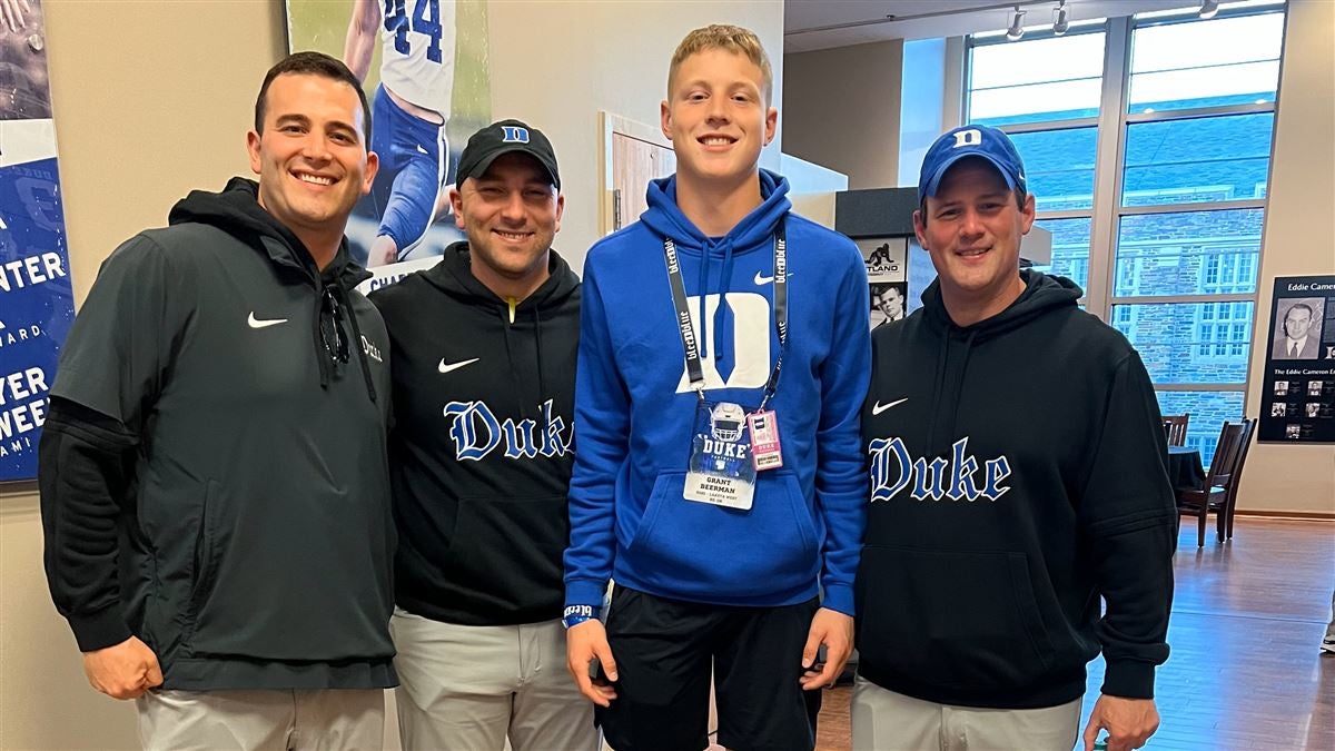 Three-Star 2025 LB Grant Beerman has Duke in Top 3 after visit