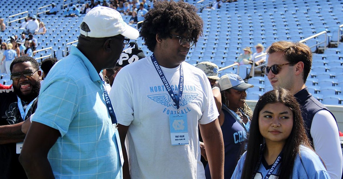 In-State '25 O-Linemen Trey Blue Commits to UNC