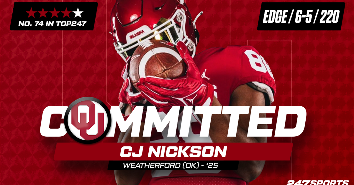 COMMIT: Oklahoma football lands four-star top-100 edge CJ Nickson