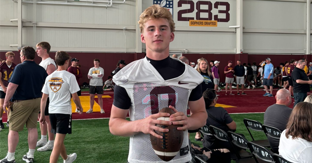 Offered 2028 quarterback Grayson Thurston camps with Minnesota