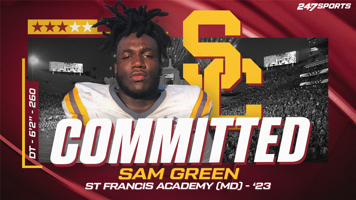 Three-star 2023 DL Sam Greene commits to USC football