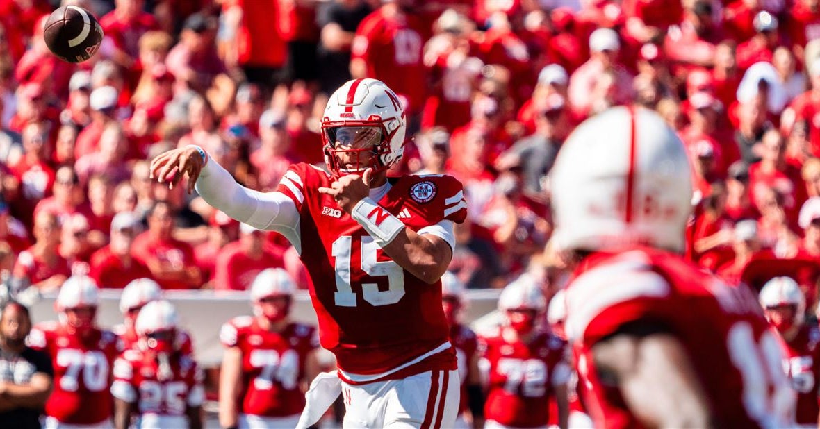 Social media reaction to Dylan Raiola's Nebraska debut
