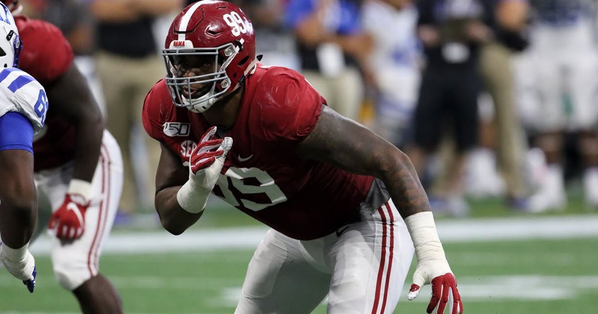 Former Alabama DL Raekwon Davis standing out in training camp