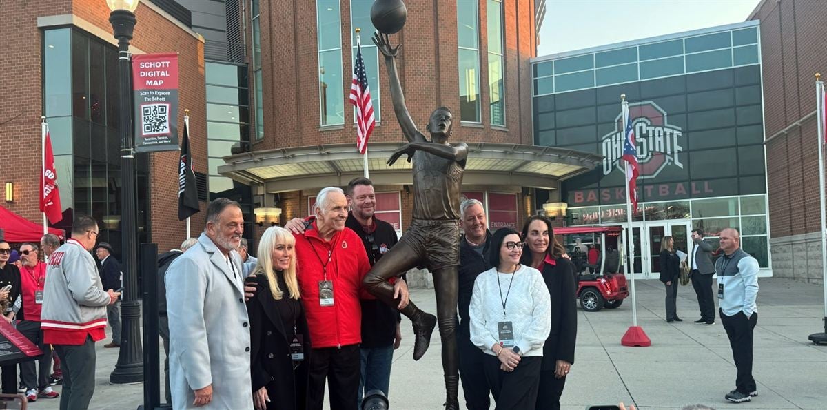 Ohio State basketball legend Jerry Lucas immortalized with statue at ...