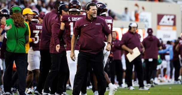 Inside a Crystal Ball flip pick for Virginia Tech