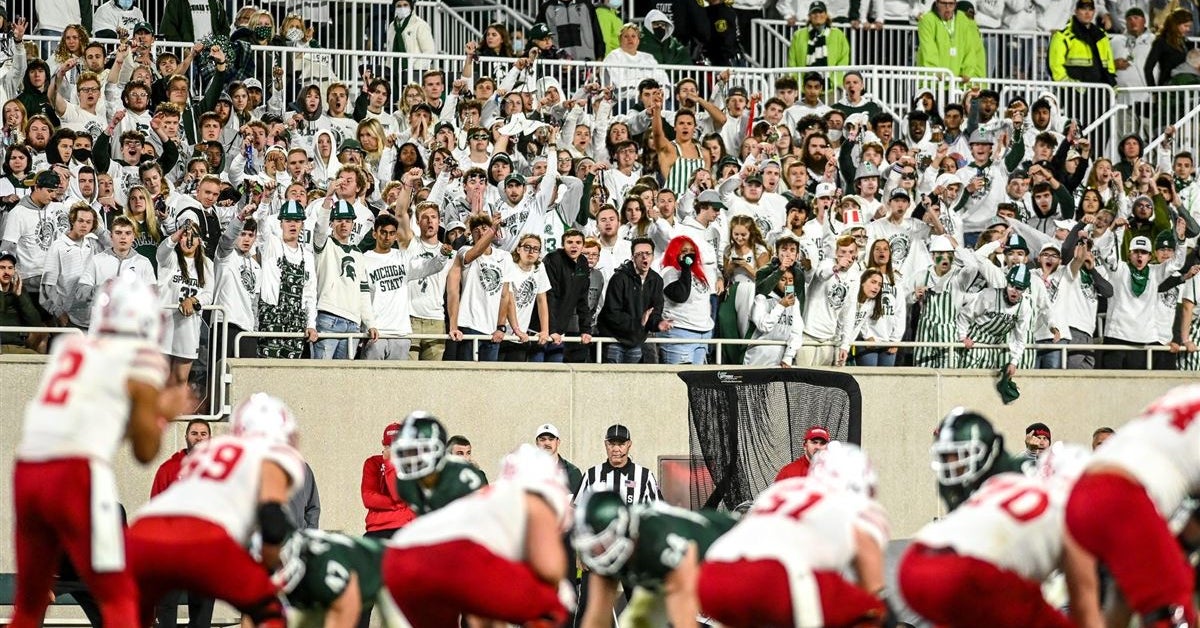 LOOK: Michigan State student section renames itself 'The Deep End'