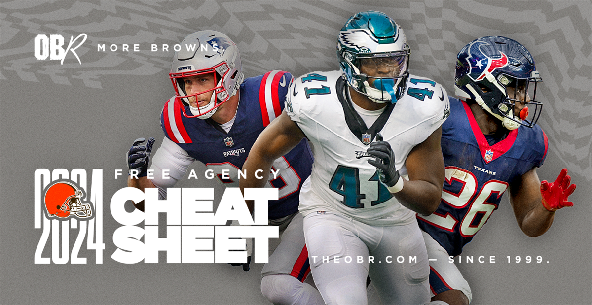 Cleveland Browns 2024 Free Agency Cheat Sheet