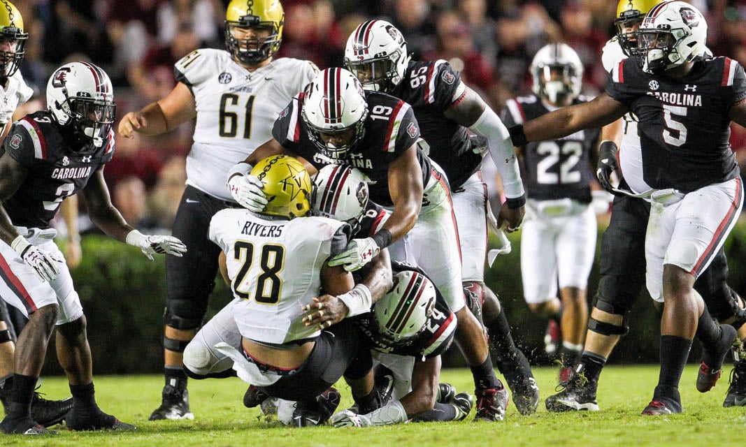Gamecocks rush defense faces a huge challenge