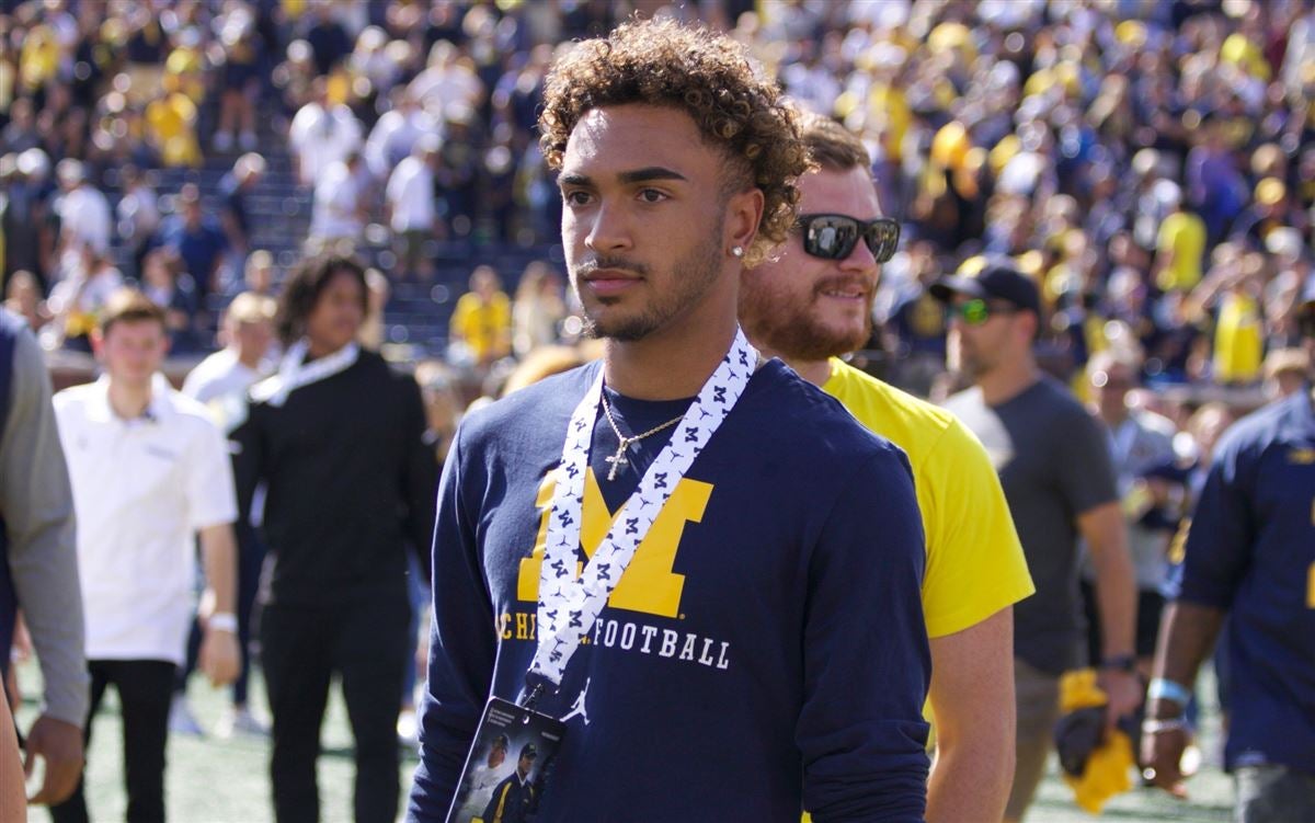 Elite 2022 ATH Kaden Saunders raves about first ever U-M visit