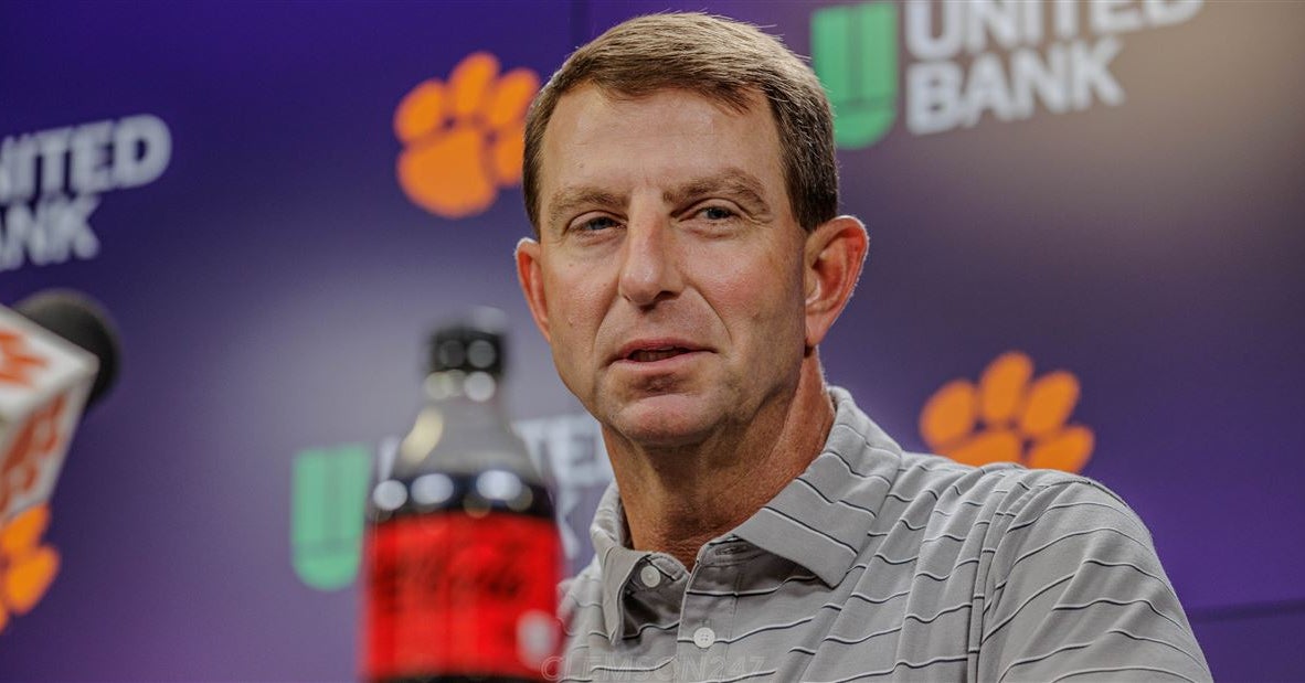 Everything Dabo Swinney said ahead of Clemson’s home-opener against ...