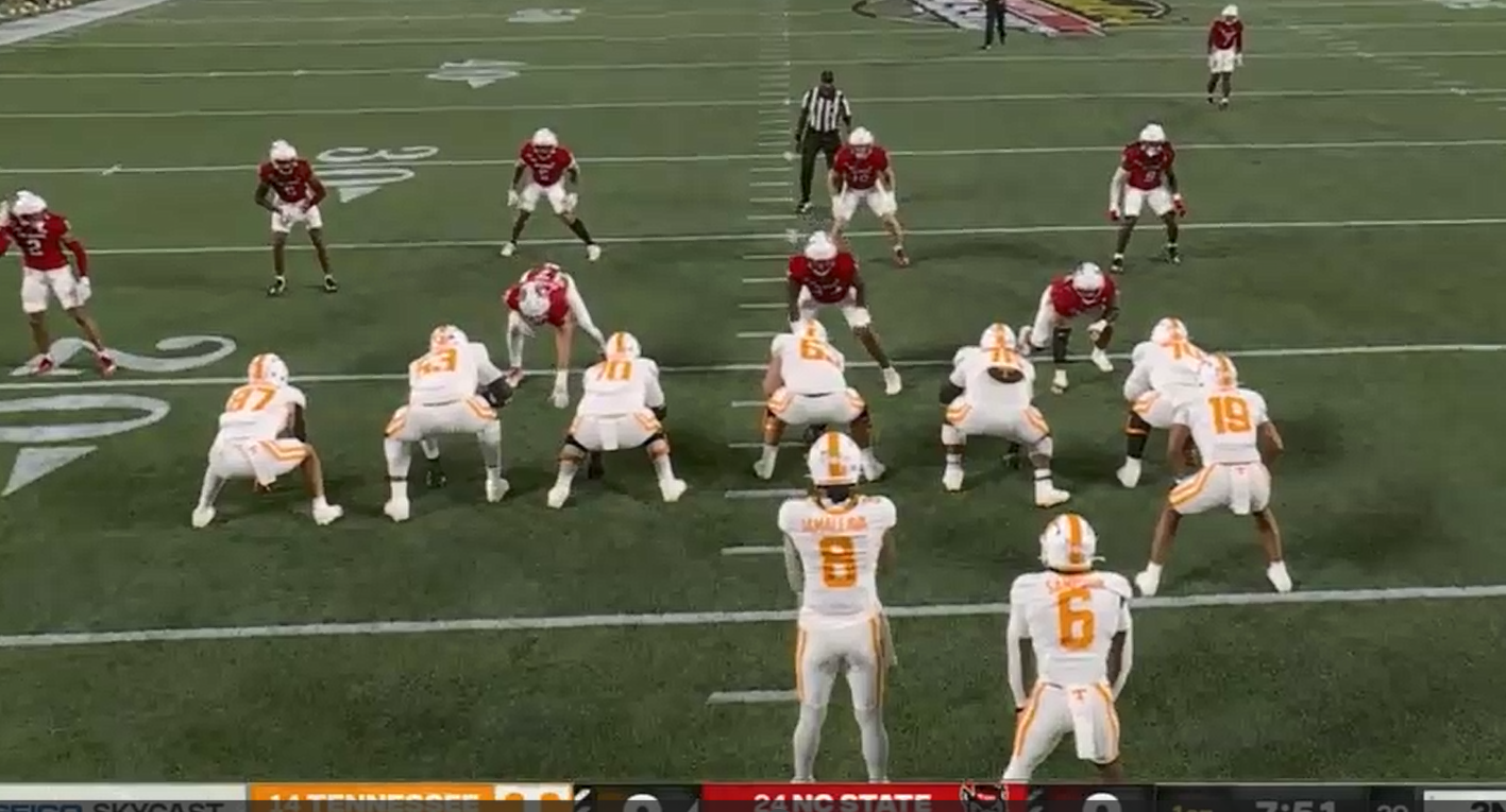 O line splits - question for the gurus