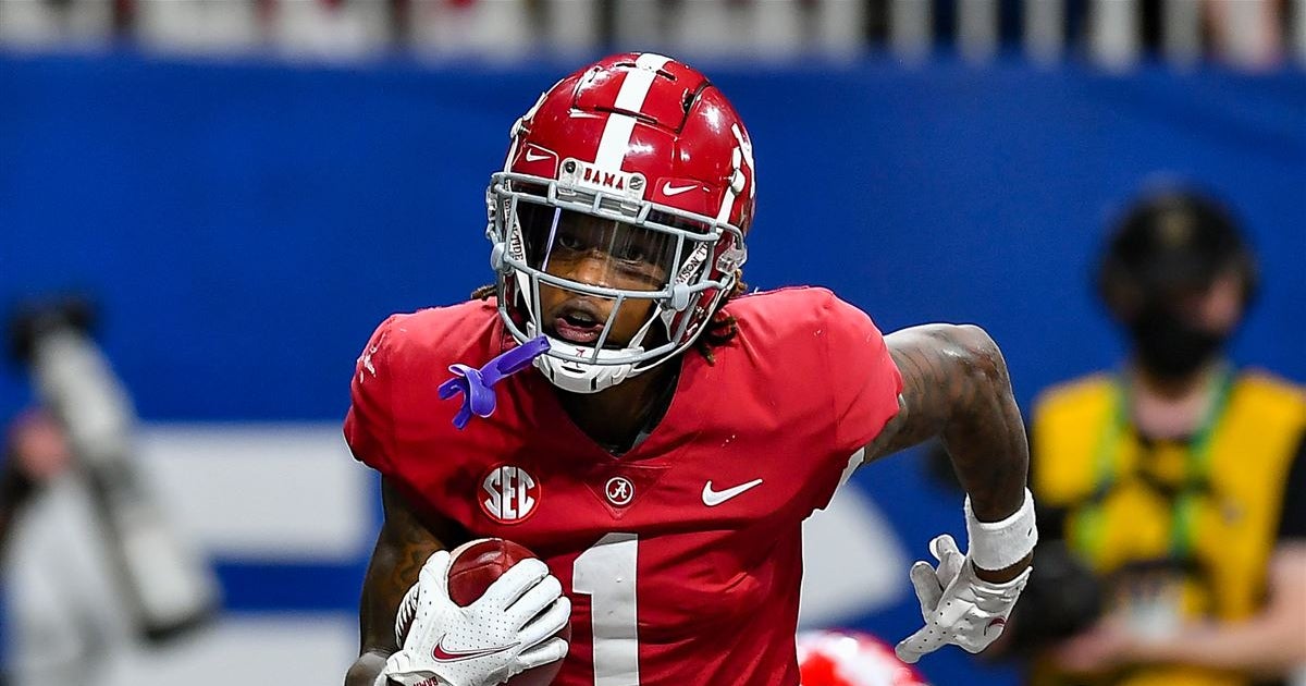 Alabama football: WR Jameson Williams emerging as potential first-round ...