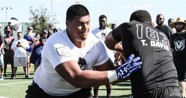 Meet Daniel Faalele, 2018's massive 6-foot-9, 400-pound tackle