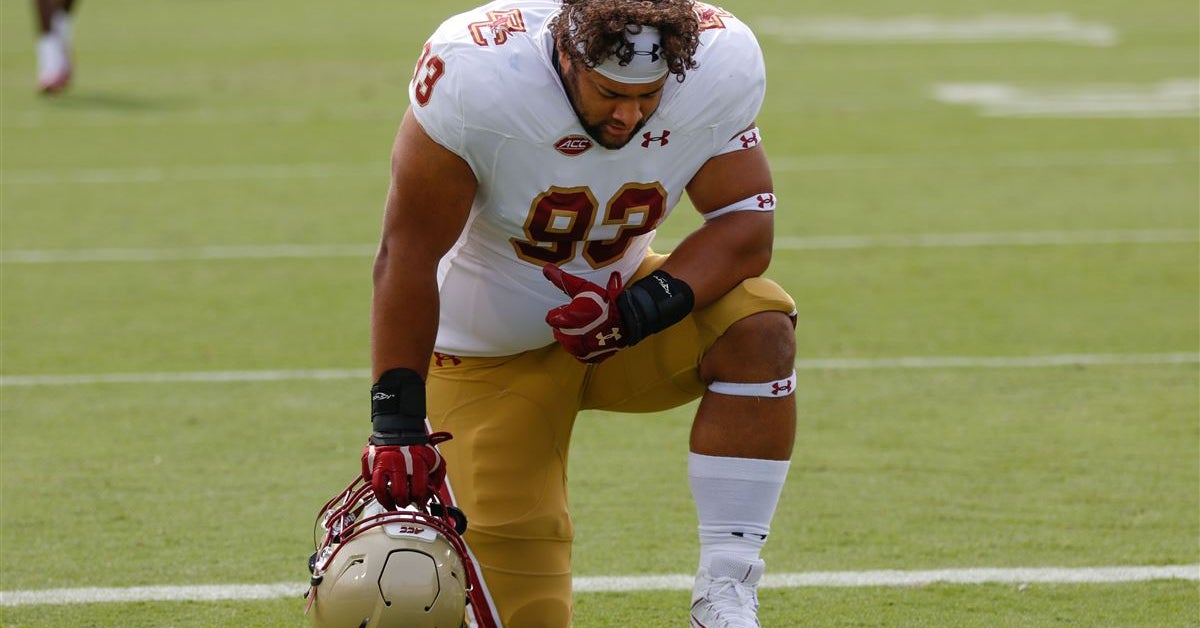 Former Boston College DL Luc Bequette transfers back to California