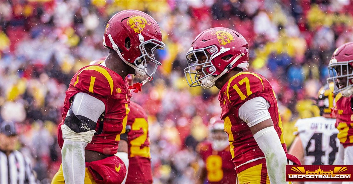 USC football rises in latest College Football Playoff rankings after ...