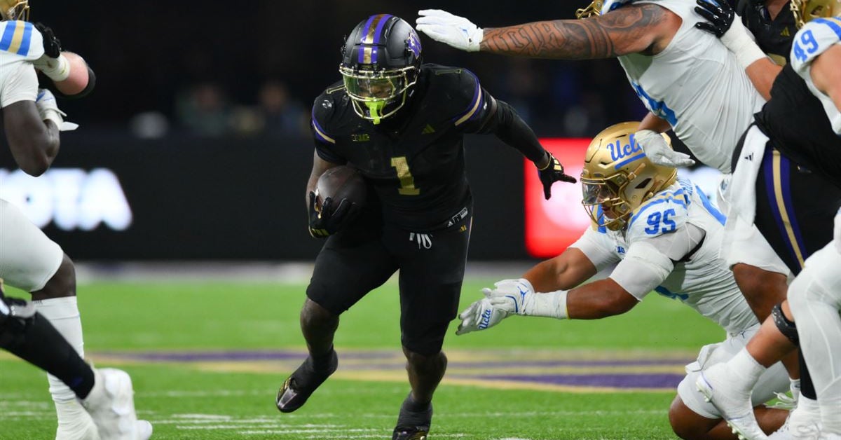 Husky Tailback Jonah Coleman Talks About Getting To 1,000 Yards And ...