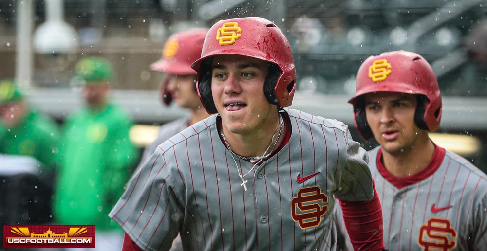 Dedeaux Download: USC star center fielder Austin Overn talks triples ...