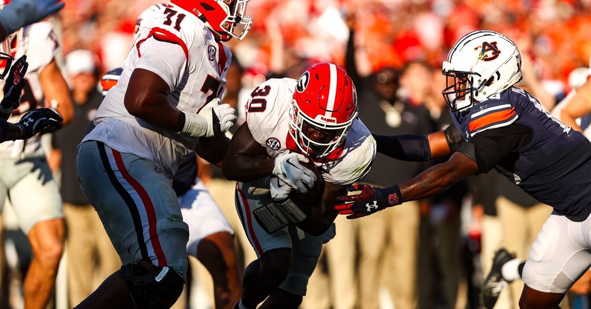 Game time windows set for 5 Georgia games