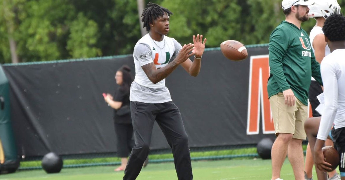 2026 QB Dereon Coleman details his throwing session with Miami on Sunday