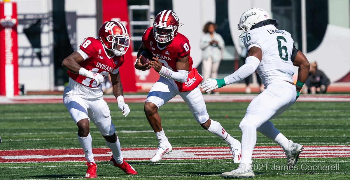 Indiana will turn more to true freshman Donaven McCulley at quarterback