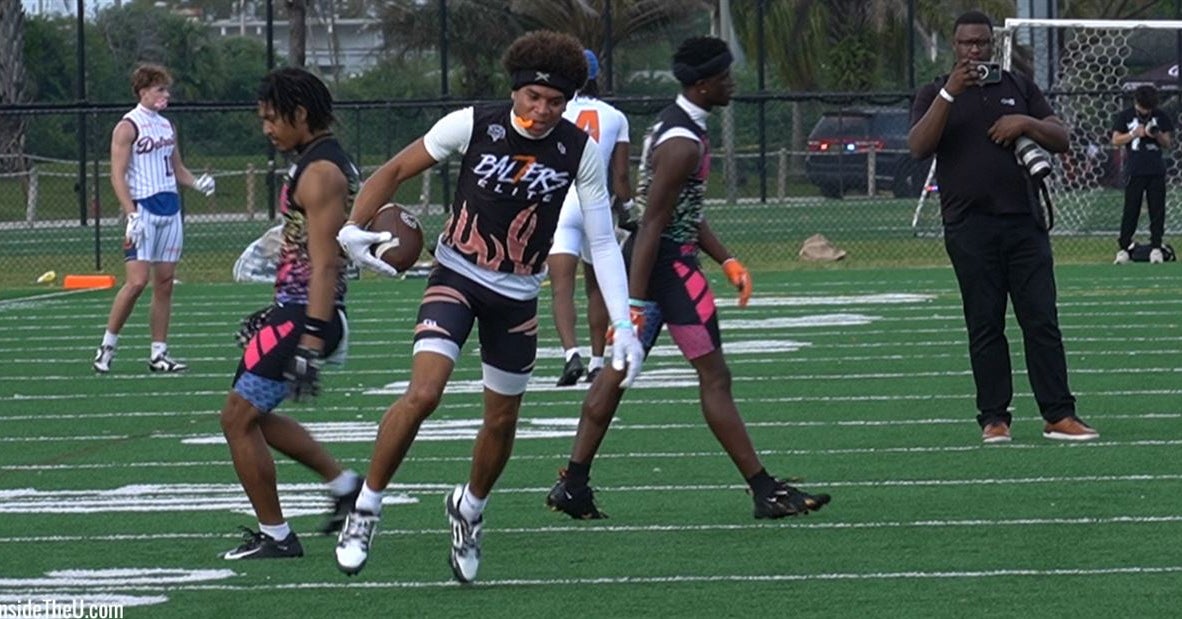 VIDEO: Miami target 2027 WR Julius Jones at Battle Miami 7v7 Tournament