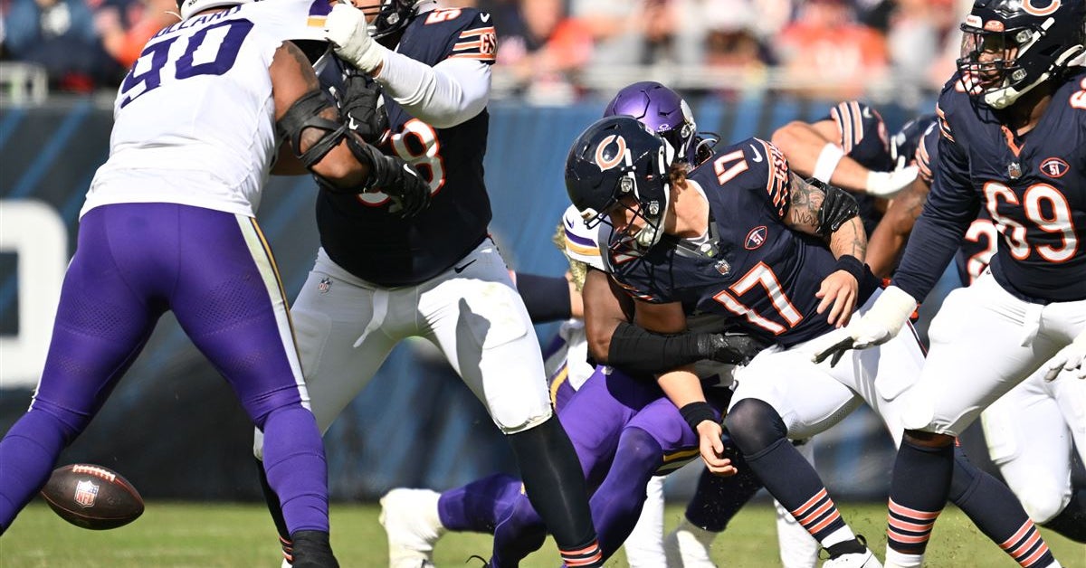 The front five struggled as reality now sets in for the Bears offense